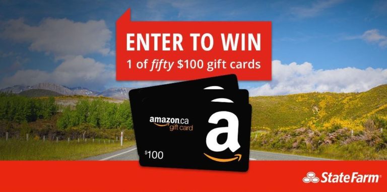 State Farm Canada Contest. Win one of fifty $100 Amazon gift cards at ...
