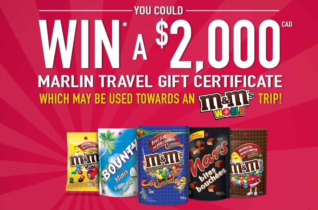 CO-OP M&Ms World Contest. Win a trip to an M&Ms World store | Contests ...