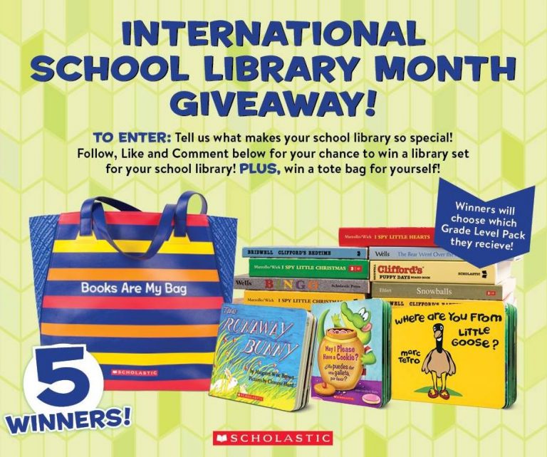 Scholastic International School Library Month Giveaway. Win a Grade ...