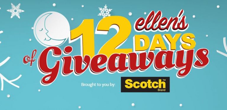 Ellen's 12 Days of Giveaways. Win one of the daily prizes at ellentube ...
