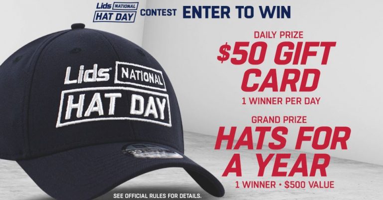 LIDS National Hat Day Contest: Win $50 gift cards or hats for a year ...