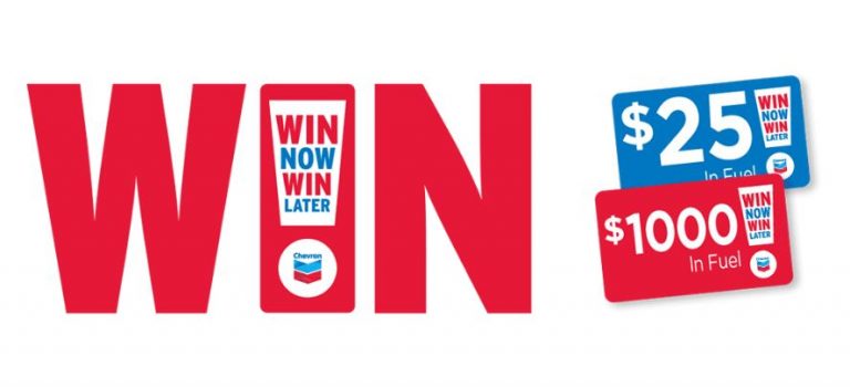 Chevron Win Now Win Later Contest: Enter your ticket code and win up to ...