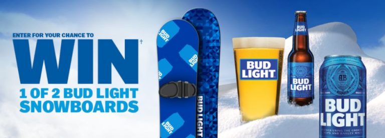 Bud Light Frost Contest: Win 1 of 2 Bud Light Snowboards at ...
