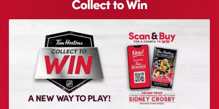 Tim Hortons Collect to Win 2020 Promotion: Win trips to the Stanley Cup ...