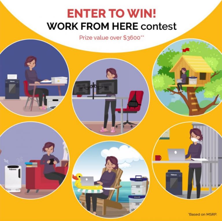 Fellowes Contest: Win a $3600 home office prize pack | Contests in Canada