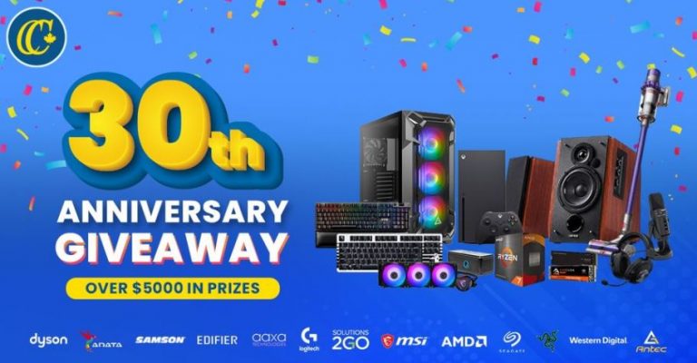 Canada Computers 30th Anniversary Giveaway: Win a share of over $5,000 ...