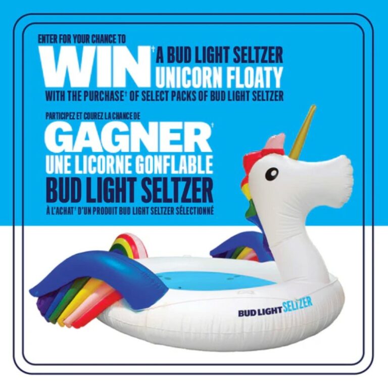 Bud Light Seltzer Contest 2022: Win 1 of 100 Unicorn Floaties