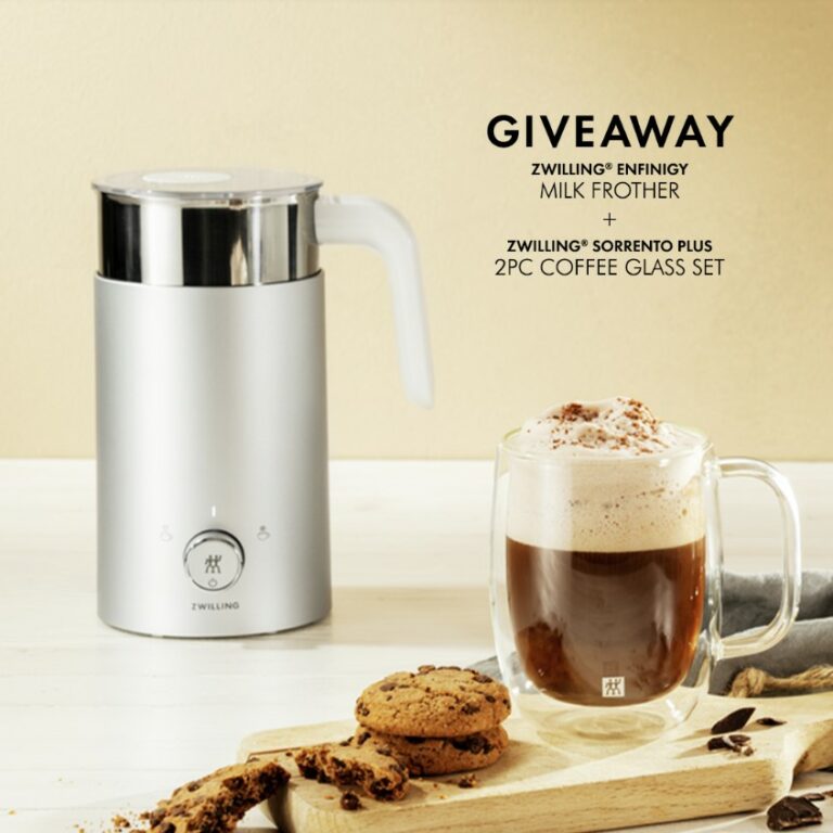 Win A Zwilling Enfinigy Milk Frother With One 2 Piece Set Of Sorrento Coffee Glasses Contests