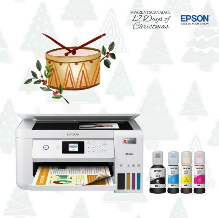 Win an Epson EcoTank ET-2850 printer thanks to Parents Canada ...