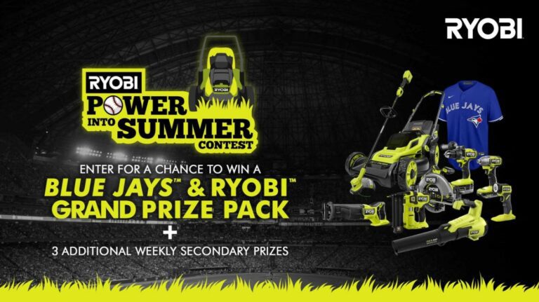 Ryobi Power Into Summer Contest 2023: Win a Blue Jays & Ryobi Prize ...