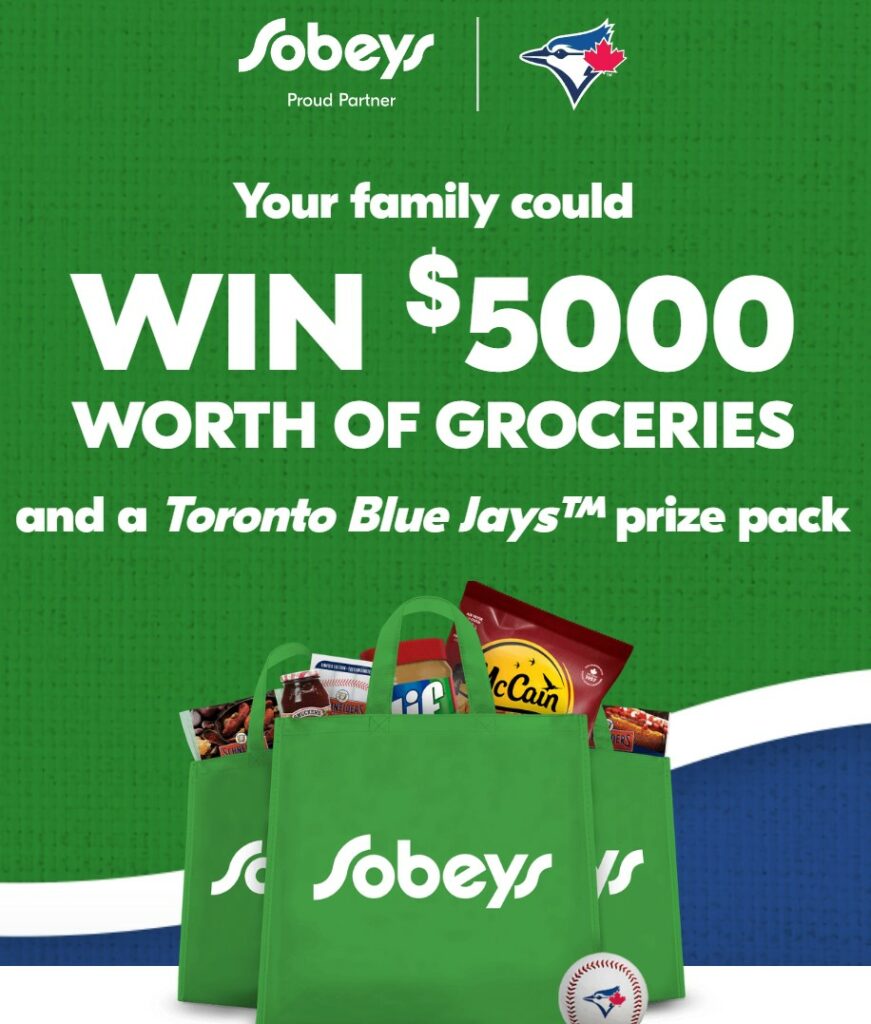 Sobeys Fresh Days Blue Jays Contest: Win $5,000 worth of groceries and ...