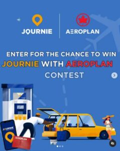 Journie with Aeroplan Contest: Win free gas for a year and up to ...