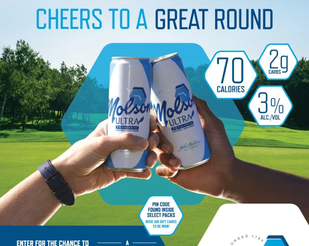 Molson Ultra Golf Town Contest: Enter your PIN and win $300 gift cards ...