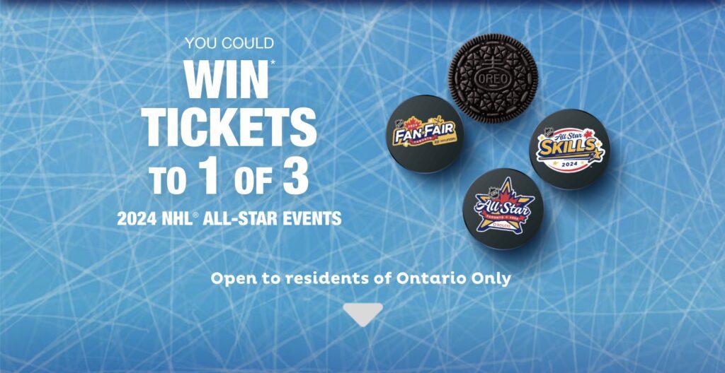 Oreo NHL All Star Contest 2024: Win tickets to 1 of 3 NHL All-Star ...
