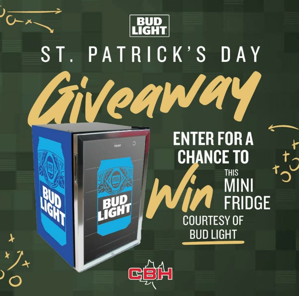 St Patrick' Day Giveaway: Win a mini fridge courtesy of Bud Light ...