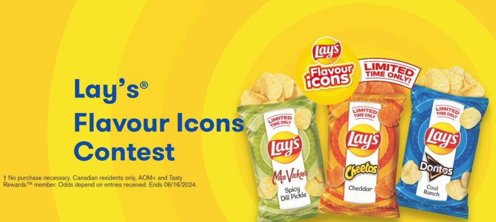 Lay’s Flavour Icons Contest 2024: Win $1,000 cash | Contests in Canada