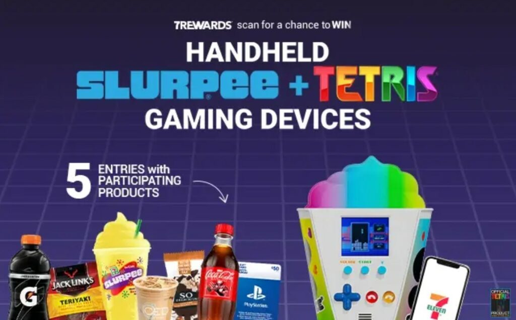 7-Eleven 7Rewards Tetris Contest: Win 1 of 1800 handheld Slurpee Tetris ...