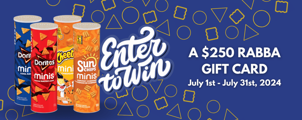 Frito Lay x Rabba Giveaway: win a $250 gift card | Contests in Canada