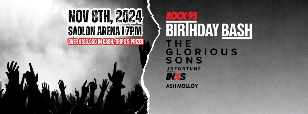 Rock 95’s Birthday Bash Contest: Win VIP passes to the event and more ...